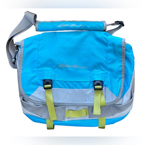Eddie Bauer | Bags | Eddie Bauer Light Blue Womens Messenger Crossbody ...